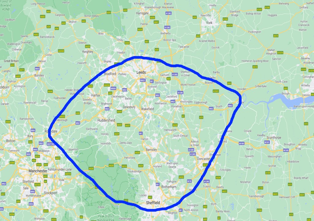 Areas We Cover - Yorkshire Home Networks